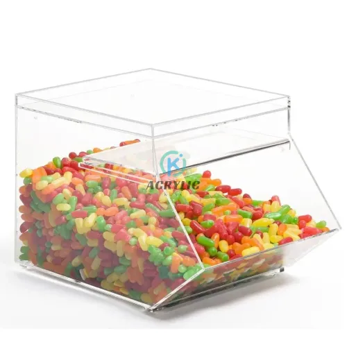 Acrylic Candy Dispenser Candy Store Desktop Food Display Stand acrylic ...