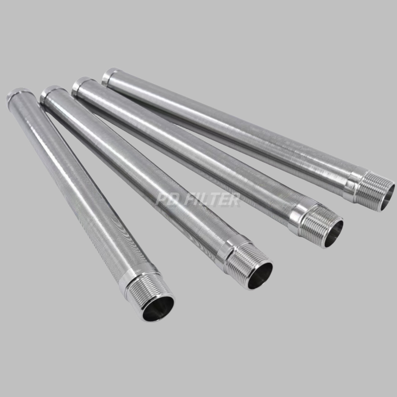 Customized Wedge Wire Slot Tube, Wedge Wire Filter Elements