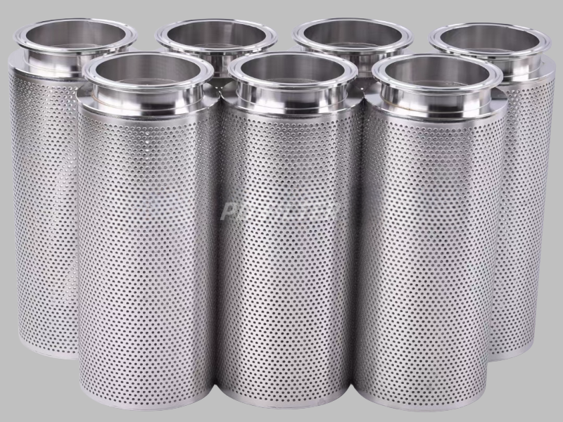 micro hole perforated metal filter , perforated tube filter