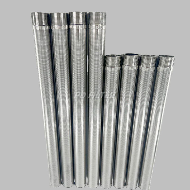 Wedge Wire Slot Tubes for Water Treatment or Media Retention