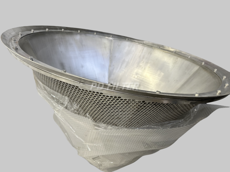 High Quality Wedge Wire Screen Basket for Cassava Starch Processing