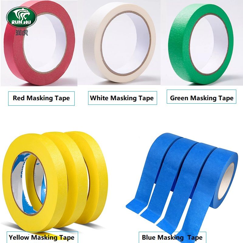 Colorful masking tape, masking tape for painting, adhesive tape masking