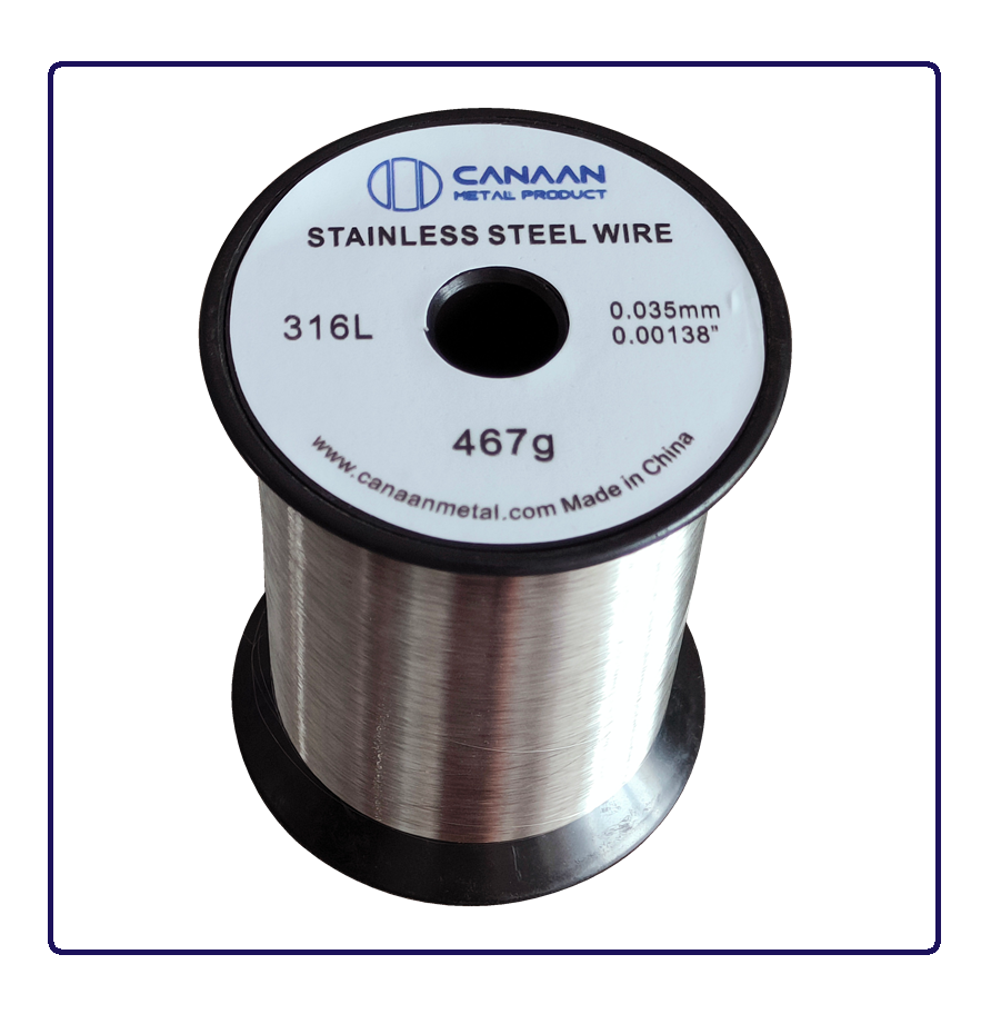 0.035mm Ultra Fine Stainless Steel Wire 316L|Chinese Manufacturer