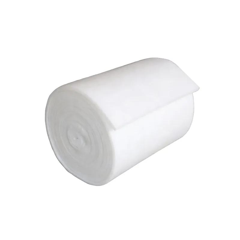 Polyester Synthetic Fiber Air Filter Media in Bulk Rolls and Pads