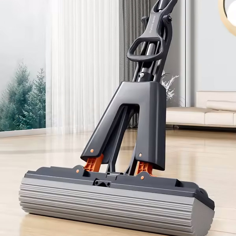 folding squeeze pva sponge mop