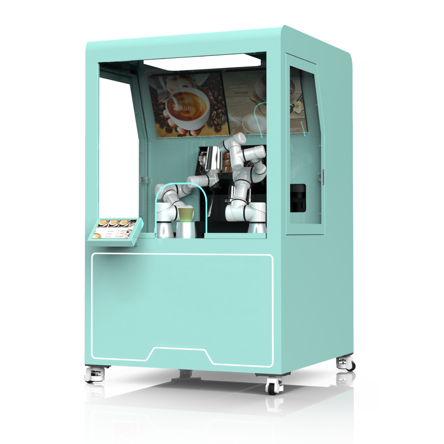 Commercial Coffee Robot Barista with Delivery Robot