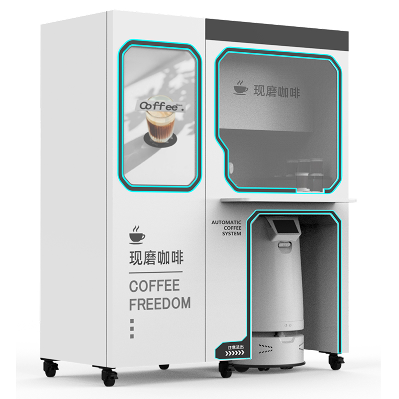 Commercial Coffee Robot Barista with Delivery Robot