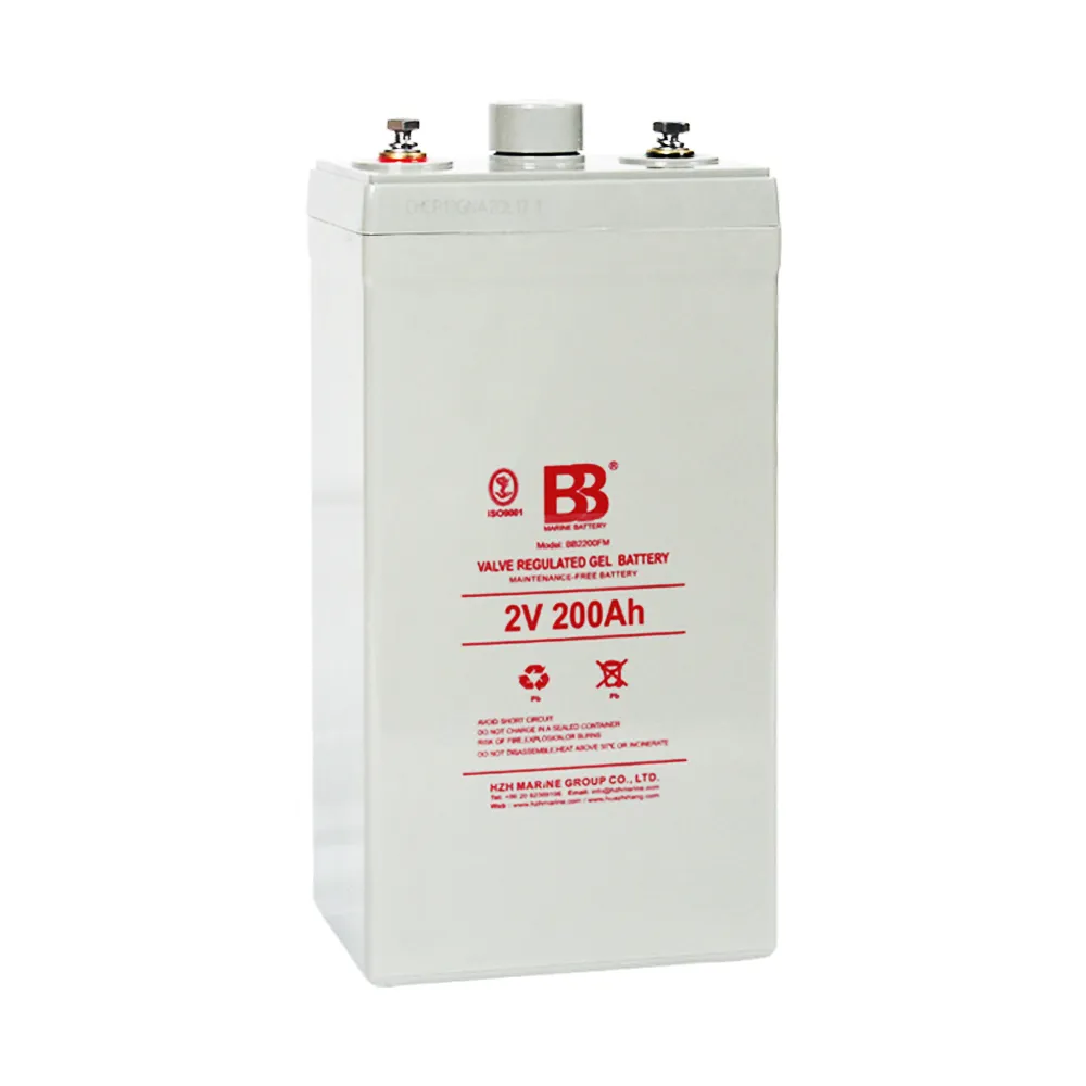 BB2200FM Deep Cycle Marine Battery, 2V 200Ah - Long Life, Low Self ...