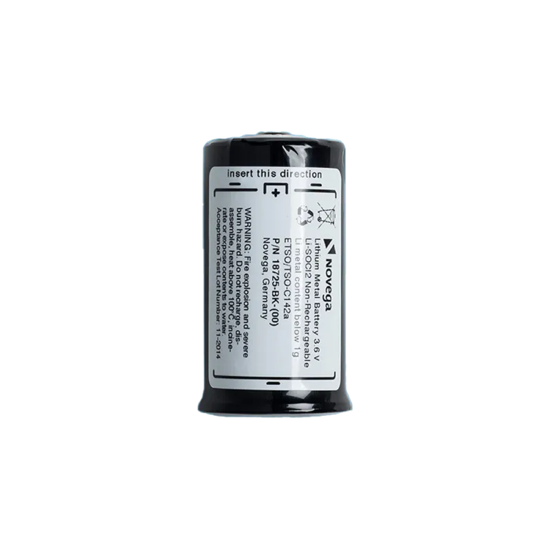 Locator beacon battery P/N: 18725 for PT-9 Ninety