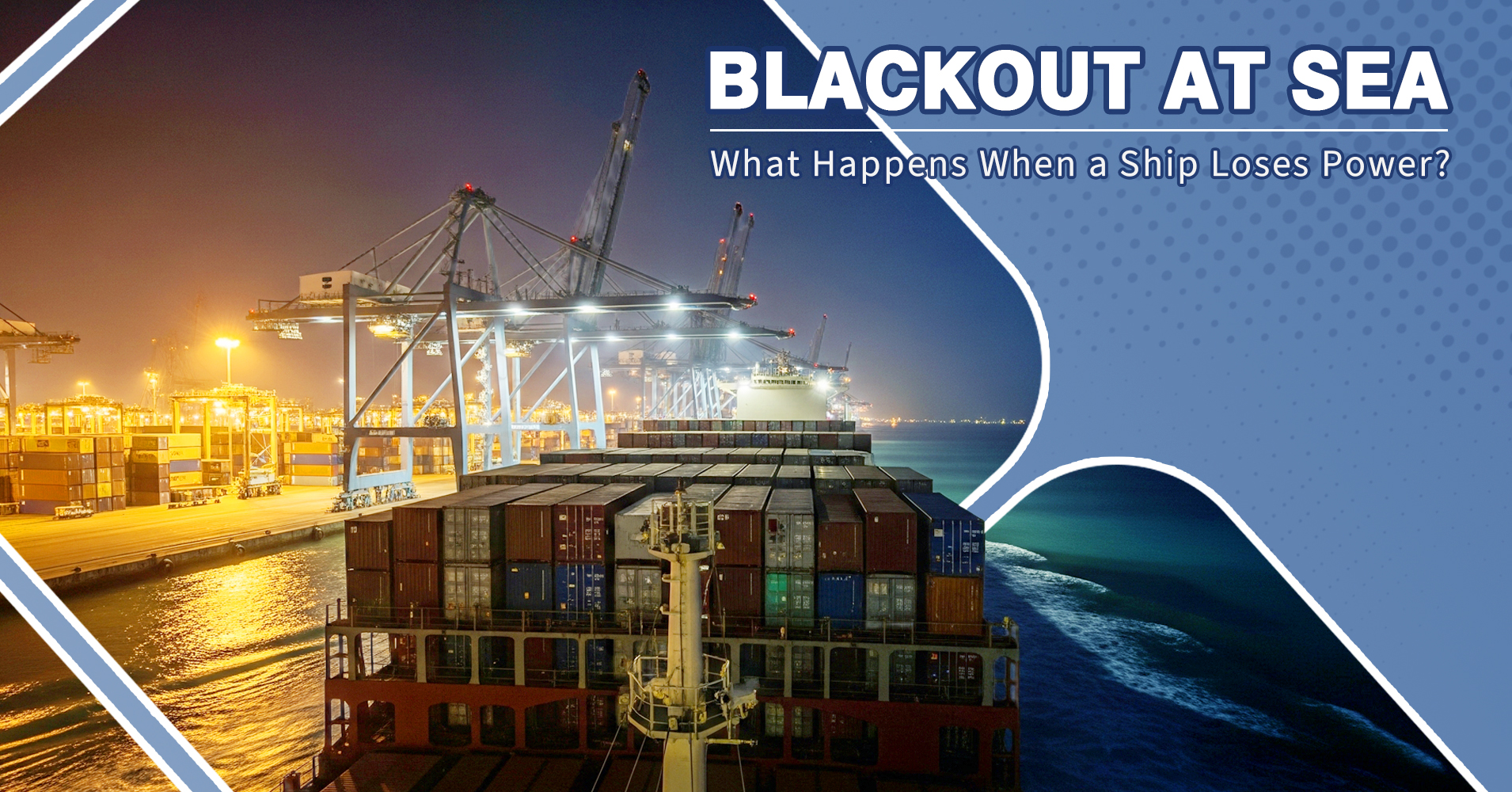 Ship Blackout: How Emergency Generators & Batteries Keep a Vessel Safe