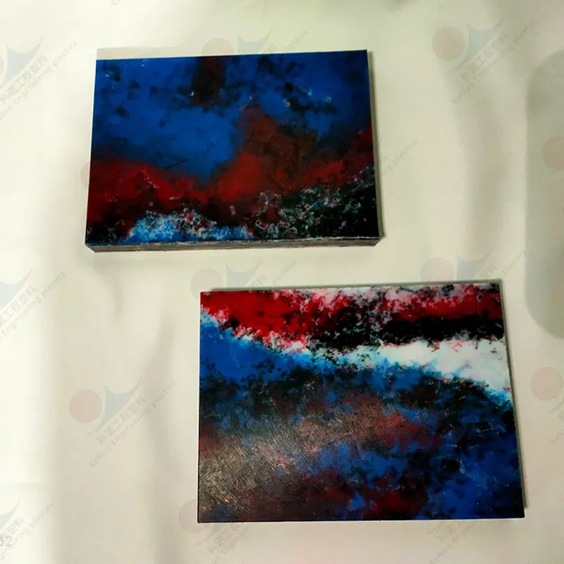 HDPE recycled material color board