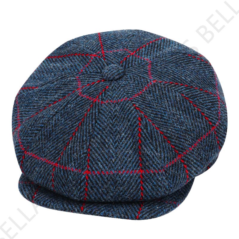 Gatsby Cap, 8 Pieces Caps, High-quality 8 panels Caps
