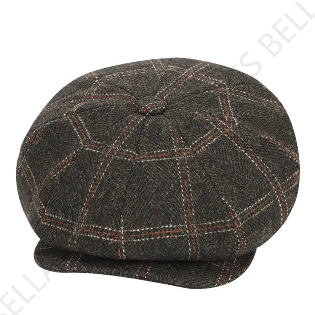 GATSBY CAP，8 PIECES CAPS，8PANELS CAPS，BAKERBOY