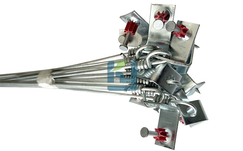 Pre-Tied Ceiling Wire with Clip 6' x 12 Ga