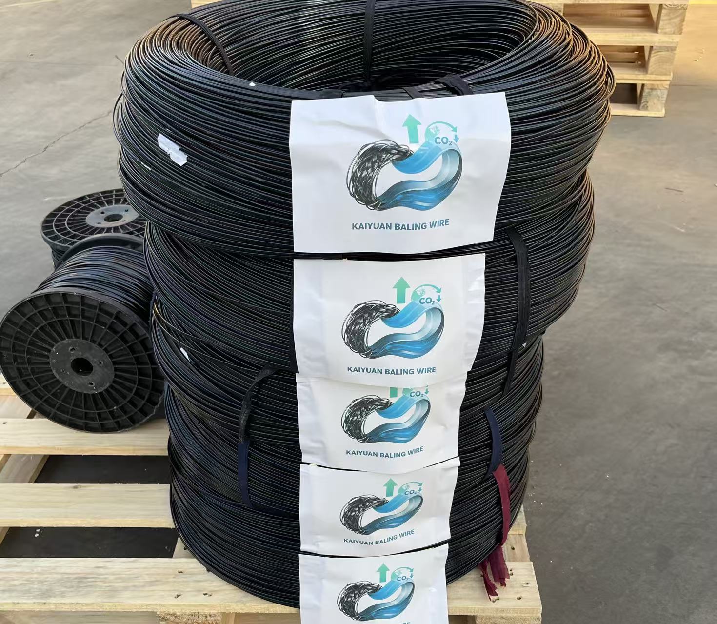 Waste-Plastic-Derived Baling Wire