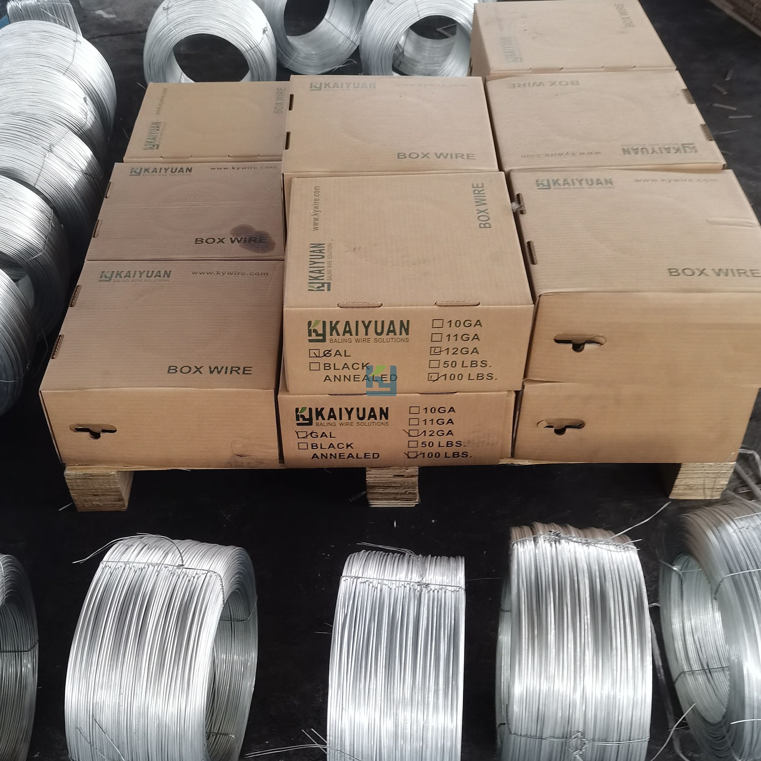 11 Gauge Galvanized Box Wire for Reliable Baling Operations.
