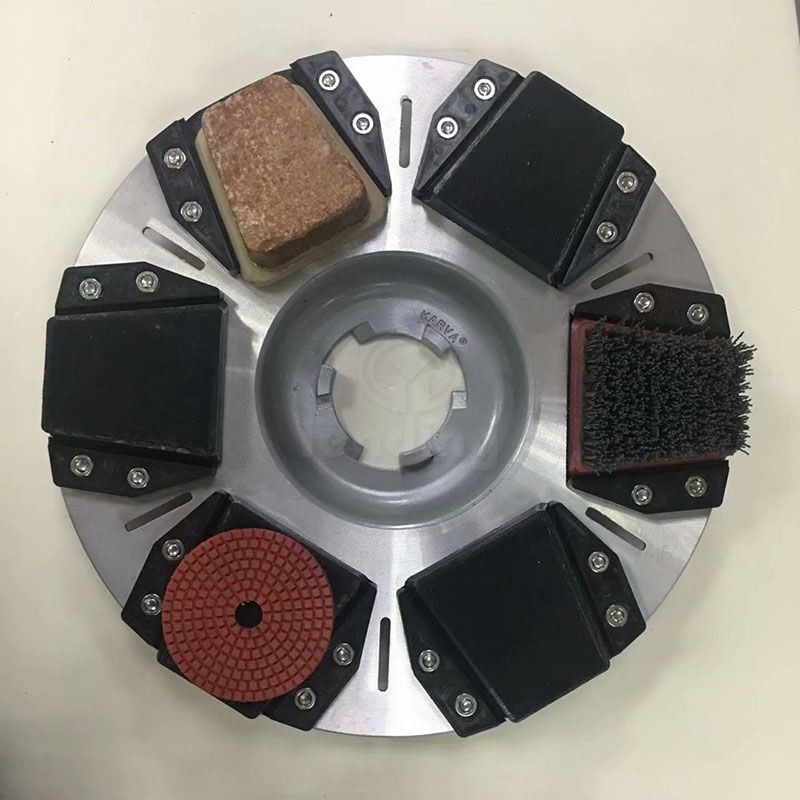 Dual-purpose Aluminum Driving Plate for Standard Floor Machine