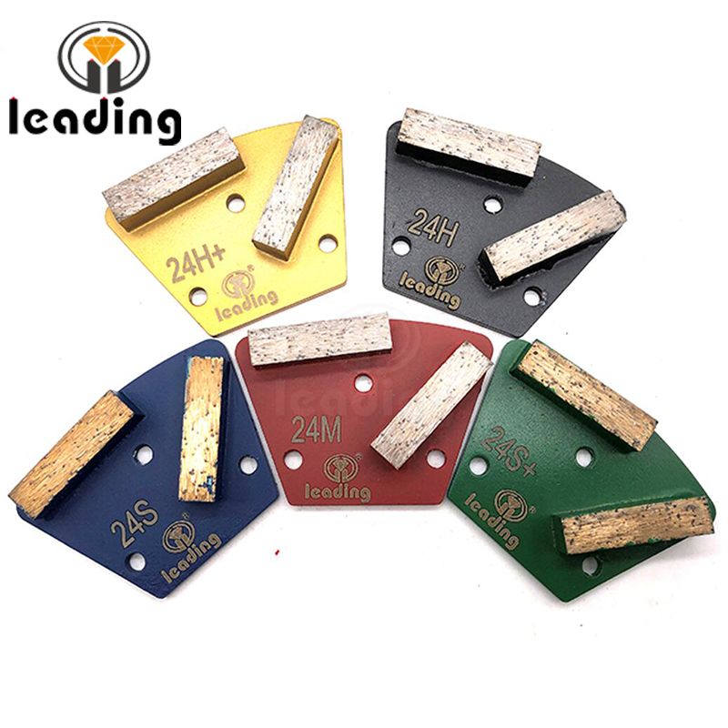 Grit 24# Metal Bond Trapezoid Grinding Plate for Concrete Floor