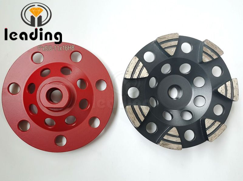 Waved Triangle Segment Diamond Cup Wheel