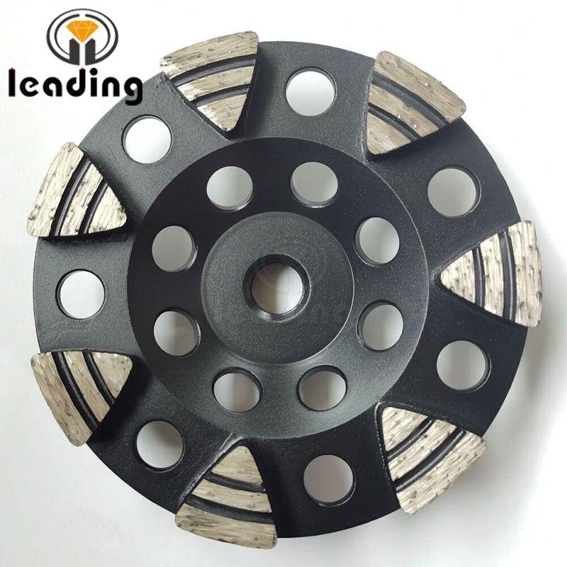 Waved Triangle Segment Diamond Cup Wheel