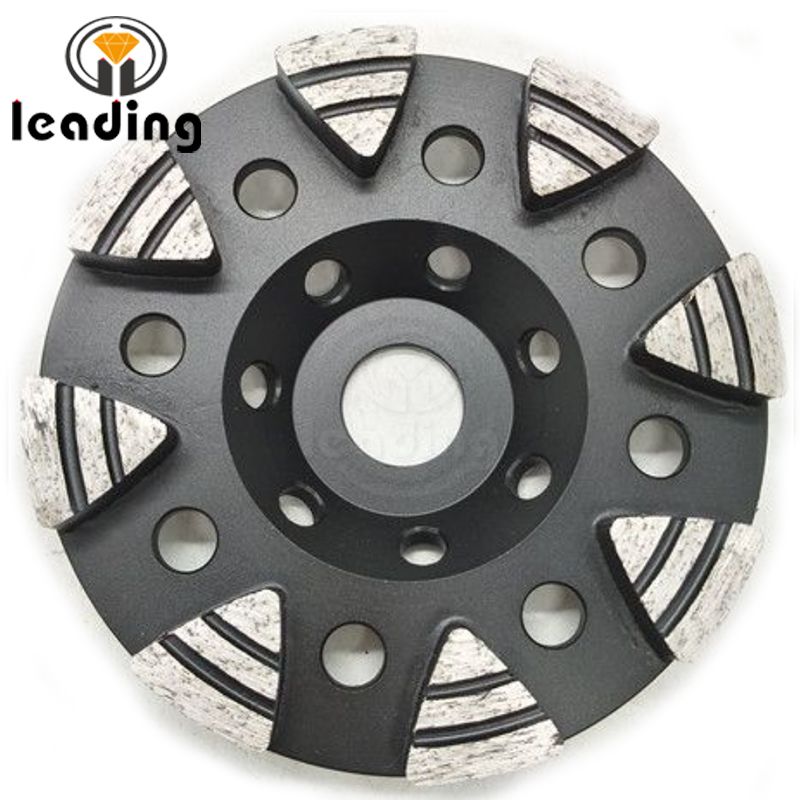 Waved Triangle Segment Diamond Cup Wheel