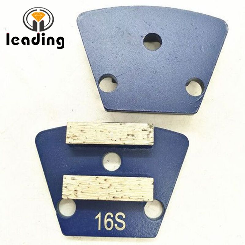 Two-Segment Concrete Floor Grinding Plate With 3x9mm Holes