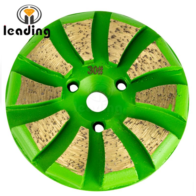 Stonecrete Concrete Floor Metal Spiral Round Grinding Discs