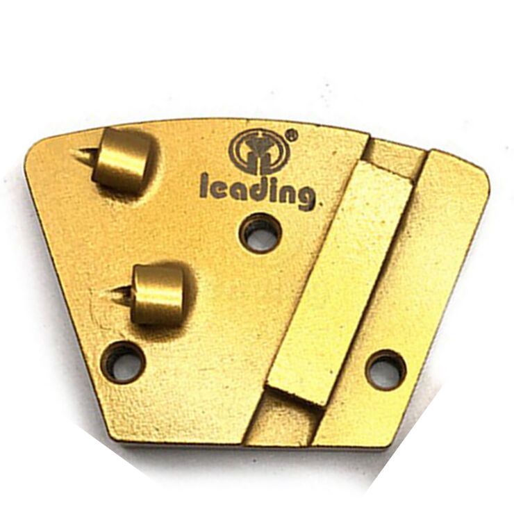 Kut Rite Compatible Trapezoid Tooling with 2 PCDs and wear bar