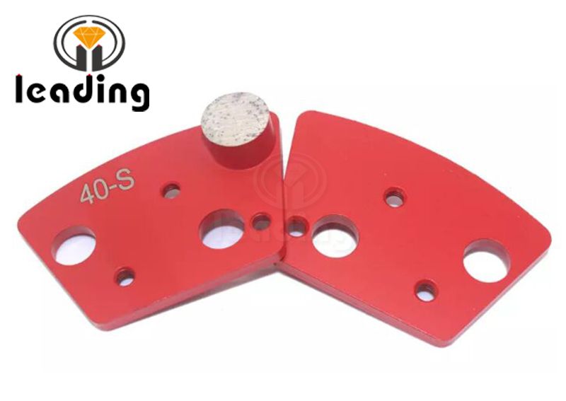 Kut Rite Double Button Segment - Metal Bond Trapezoid Combo Plate