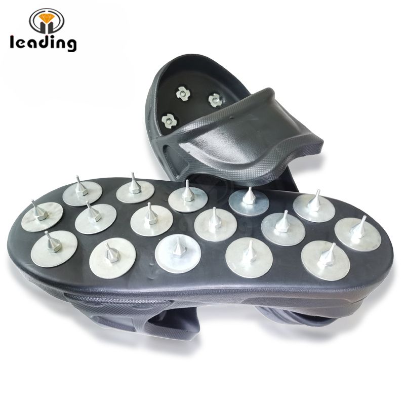 Flexible Spiked Shoes for Epoxy Floor Coating
