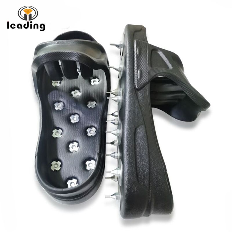 Flexible Spiked Shoes for Epoxy Floor Coating