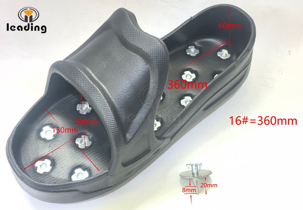 Flexible Spiked Shoes for Epoxy Floor Coating