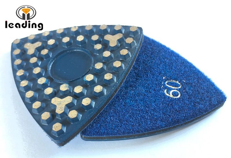 Dot Triangle Corner Grinding Disc Velcro Backed