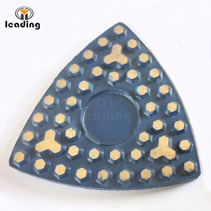 Dot Triangle Corner Grinding Disc Velcro Backed