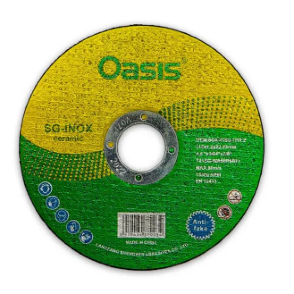 Cutting Disc for Stainless Steel ( SG Aluminum Oxide)