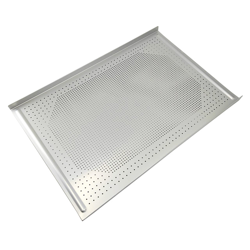 U shaped aluminum alloy perforated baking tray