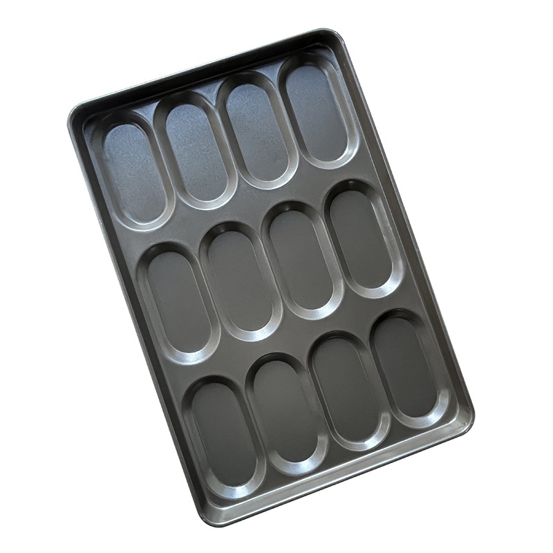 Hot dog hamburger bun baking pan