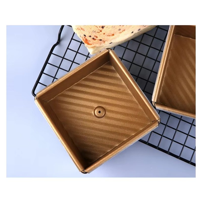Bakery Bakeware Aluminum Alloy Square Loaf Bread Baking Pan