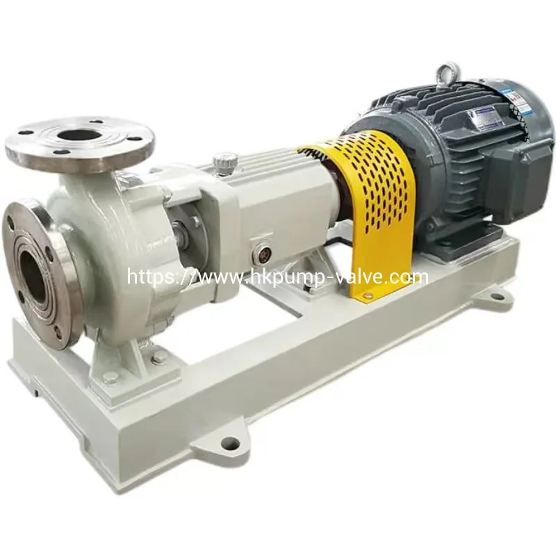 KIH-W corrosion resistant stainless steel centrifugal pumps