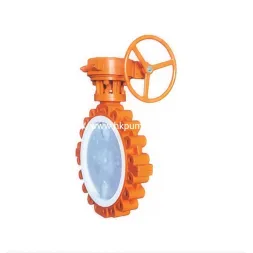 D371F4-150Lb Lug Butterfly Valve with Fluorine Lining