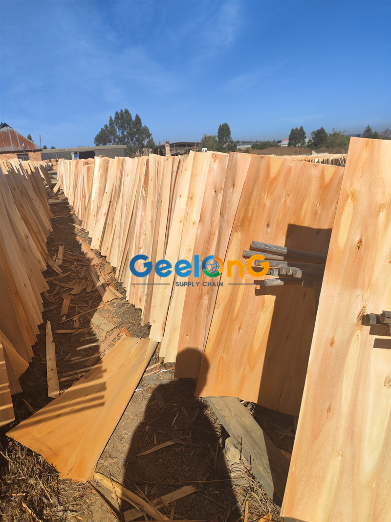 Kenya Eucalyptus Core Veneer, Natural Veneer Grade A Grade B