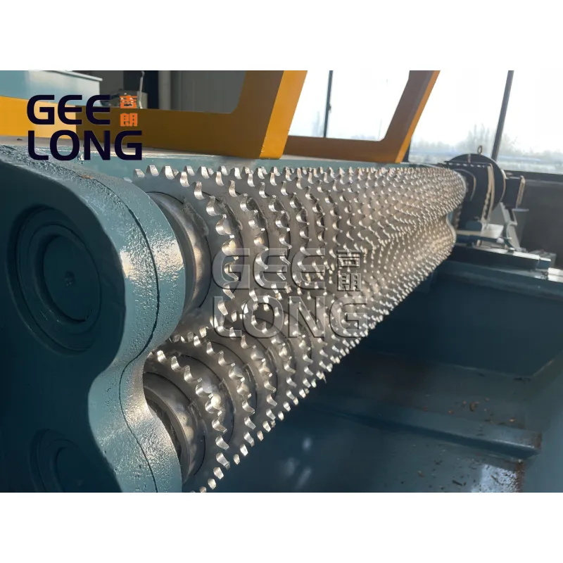 Toothed Log Debarking Roller | Wear-Resistant Steel Roller