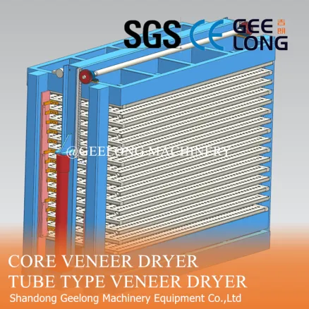 Square Tube Press Type Core Veneer Dryer, Veneer Drying Machine