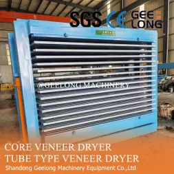 Square Tube Press Type Core Veneer Dryer, Veneer Drying Machine