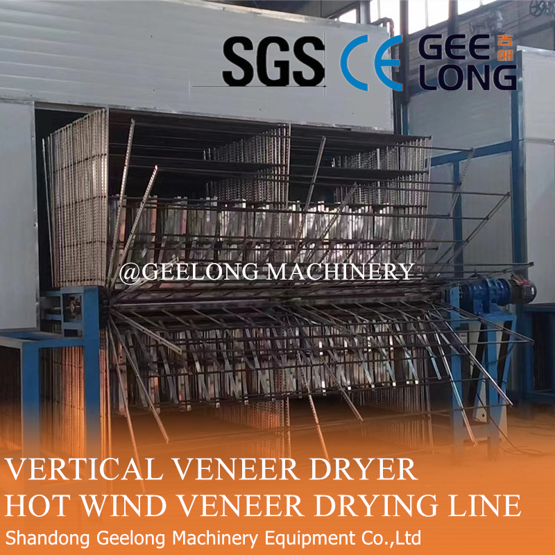 Vertical Type Veneer Dryer, Core Veneer Vertical Drying Line
