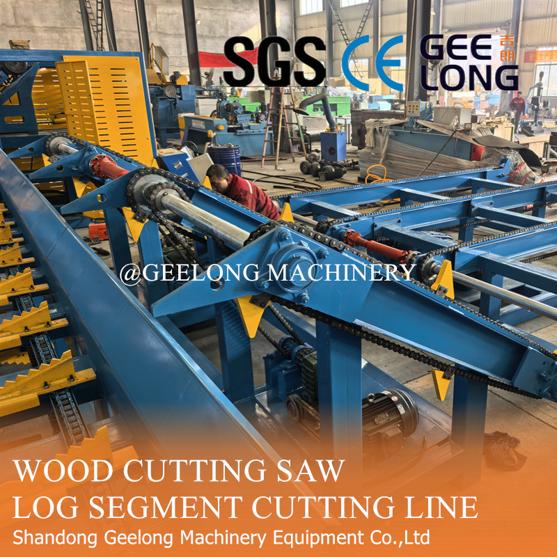 Automated log sawing production line丨Intelligent log cutting equipment