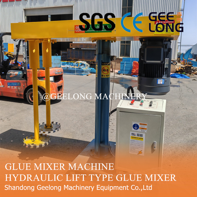 Double-Head Hydraulic Glue Mixer, China High Efficiency Glue Mixer Price