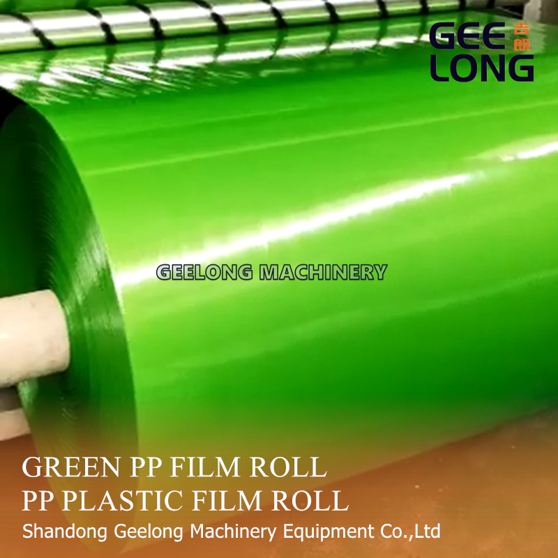 Green PP Film Roll, PP Plastic Film For Construction Plywood