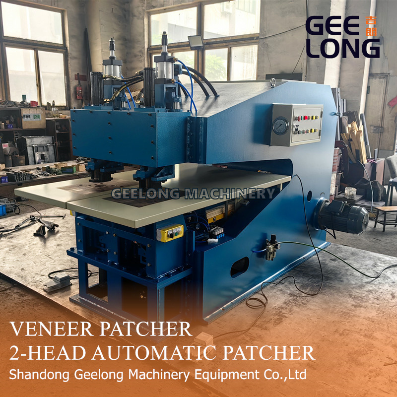 Double-Head Automatic Veneer Patcher, Veneer Patching Machine