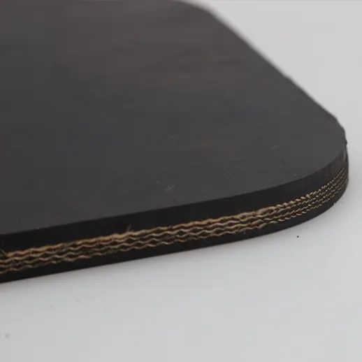 Fabric core rip-stop conveyor belts